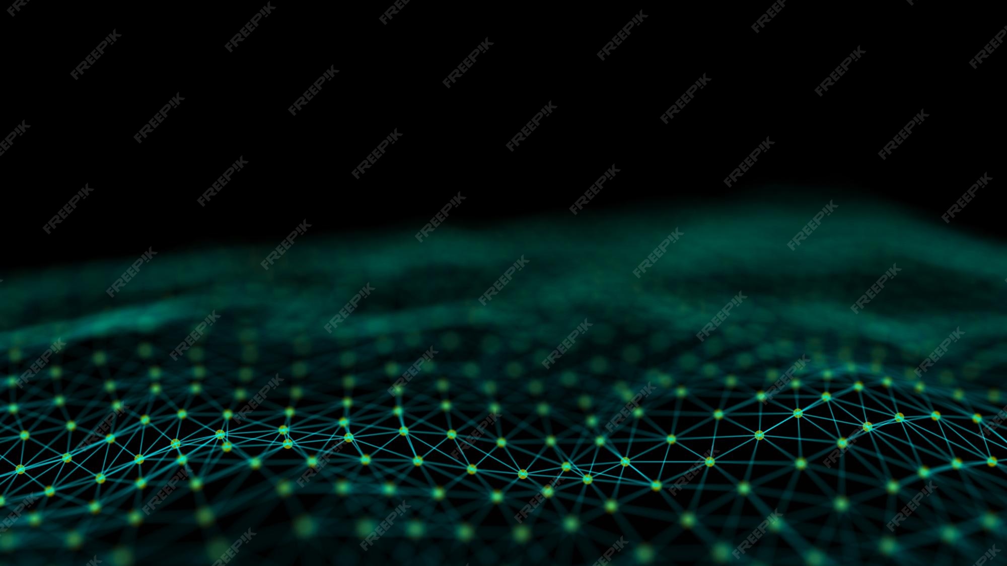 Premium Photo The Structure Of The Network Connection Of Points And Lines Data Technology