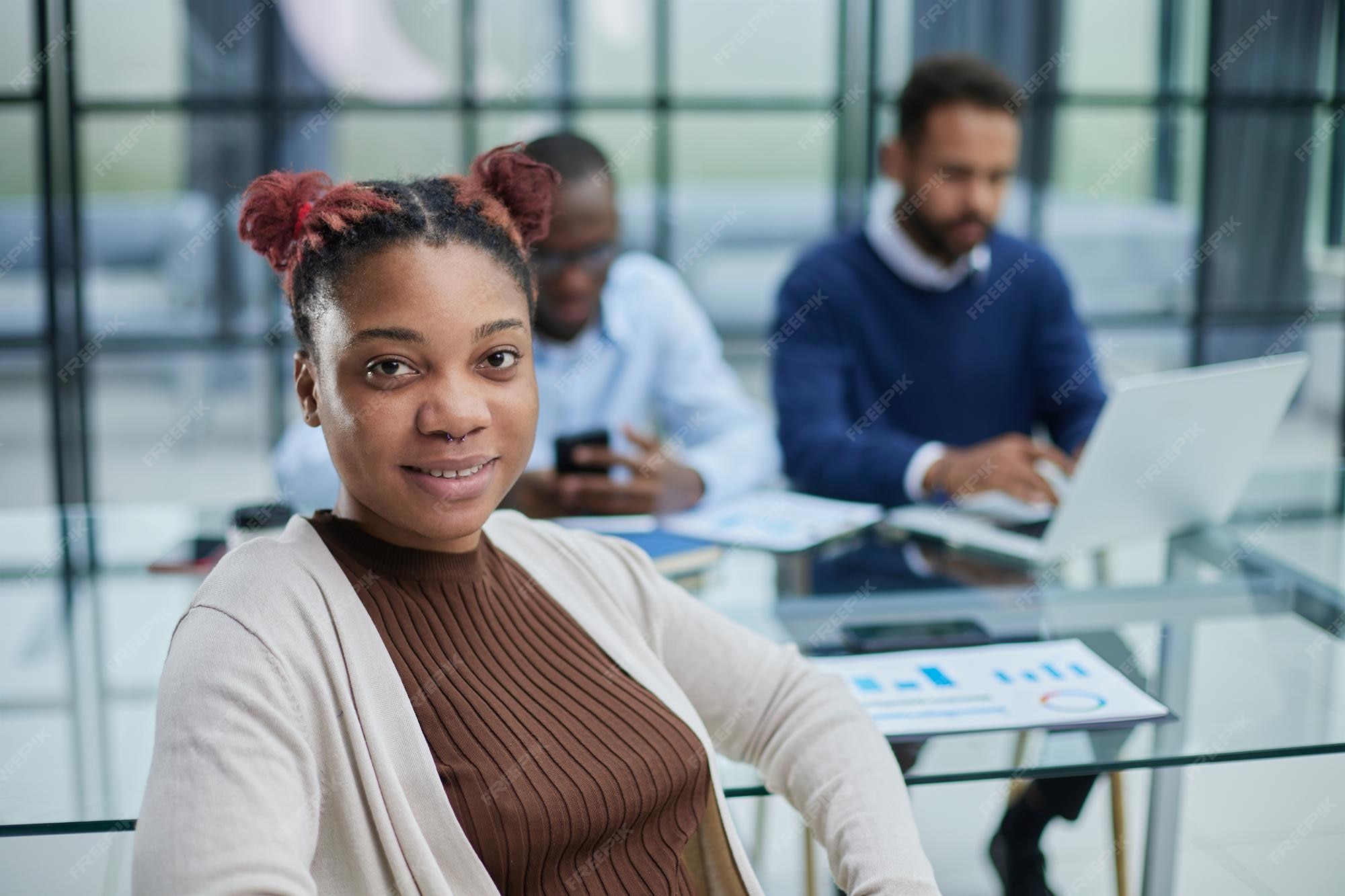 Premium Photo | Studio portrait of happy successful confident black ... Premium Photo | Studio portrait of happy successful confident black ...