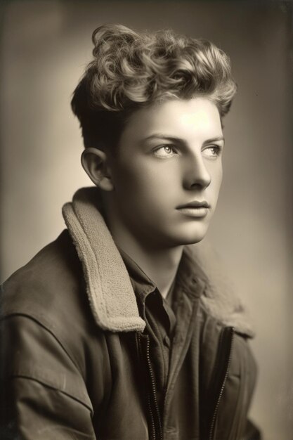 Premium AI Image | Studio portrait of a young man in casual clothing ... Premium AI Image | Studio portrait of a young man in casual clothing ...