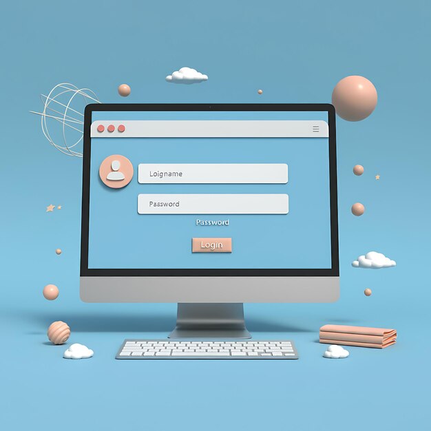 Stylish Login Page Digital User Authentication Concept | Premium AI ... Stylish Login Page Digital User Authentication Concept | Premium AI ...