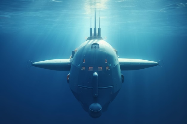 Premium AI Image | Submarine underwater Generate Ai Premium AI Image | Submarine underwater Generate Ai