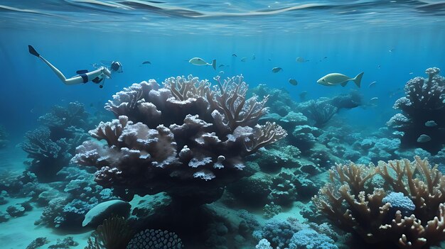 Premium AI Image | Submerged Serenity Exploring the Wonders of the ... Premium AI Image | Submerged Serenity Exploring the Wonders of the ...