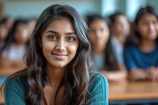 Premium Photo | A successful Indian female student Generative Ai Premium Photo | A successful Indian female student Generative Ai