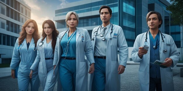 Premium AI Image | successful medical team Premium AI Image | successful medical team