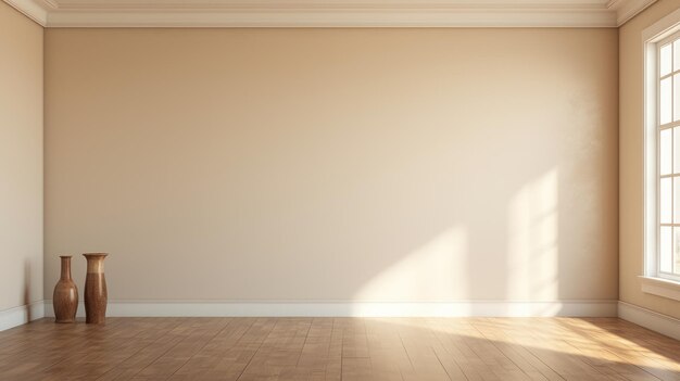 Premium AI Image | Sun rays enters in empty room generative AI Premium AI Image | Sun rays enters in empty room generative AI