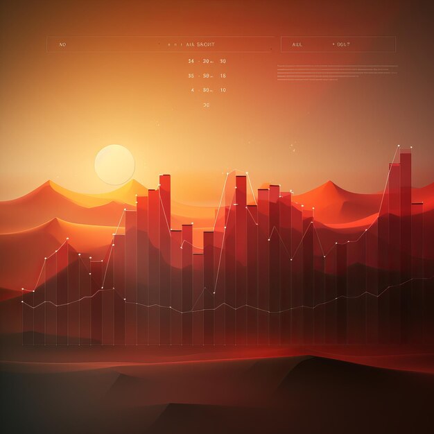 Premium Photo | Sundown Insights Unveiling Data Trends through 3D ... Premium Photo | Sundown Insights Unveiling Data Trends through 3D ...