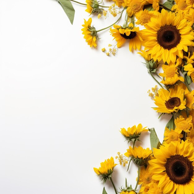 Premium AI Image | Sunflower Frame Unleash Your Creativity Premium AI Image | Sunflower Frame Unleash Your Creativity