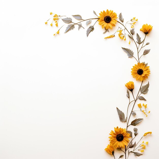 Premium AI Image | Sunflower Frame Unleash Your Creativity Premium AI Image | Sunflower Frame Unleash Your Creativity