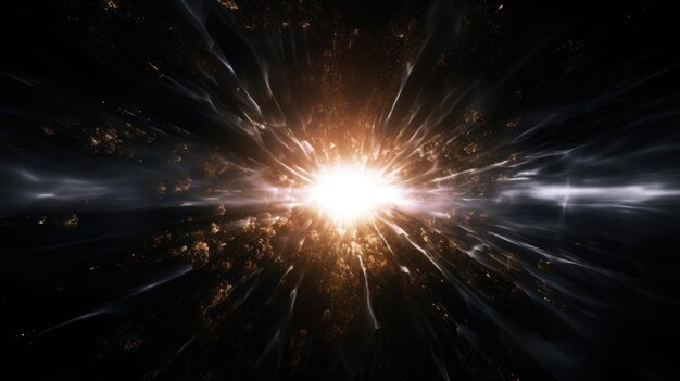 Premium Photo | Supernova Burst with Golden Sparks Premium Photo | Supernova Burst with Golden Sparks