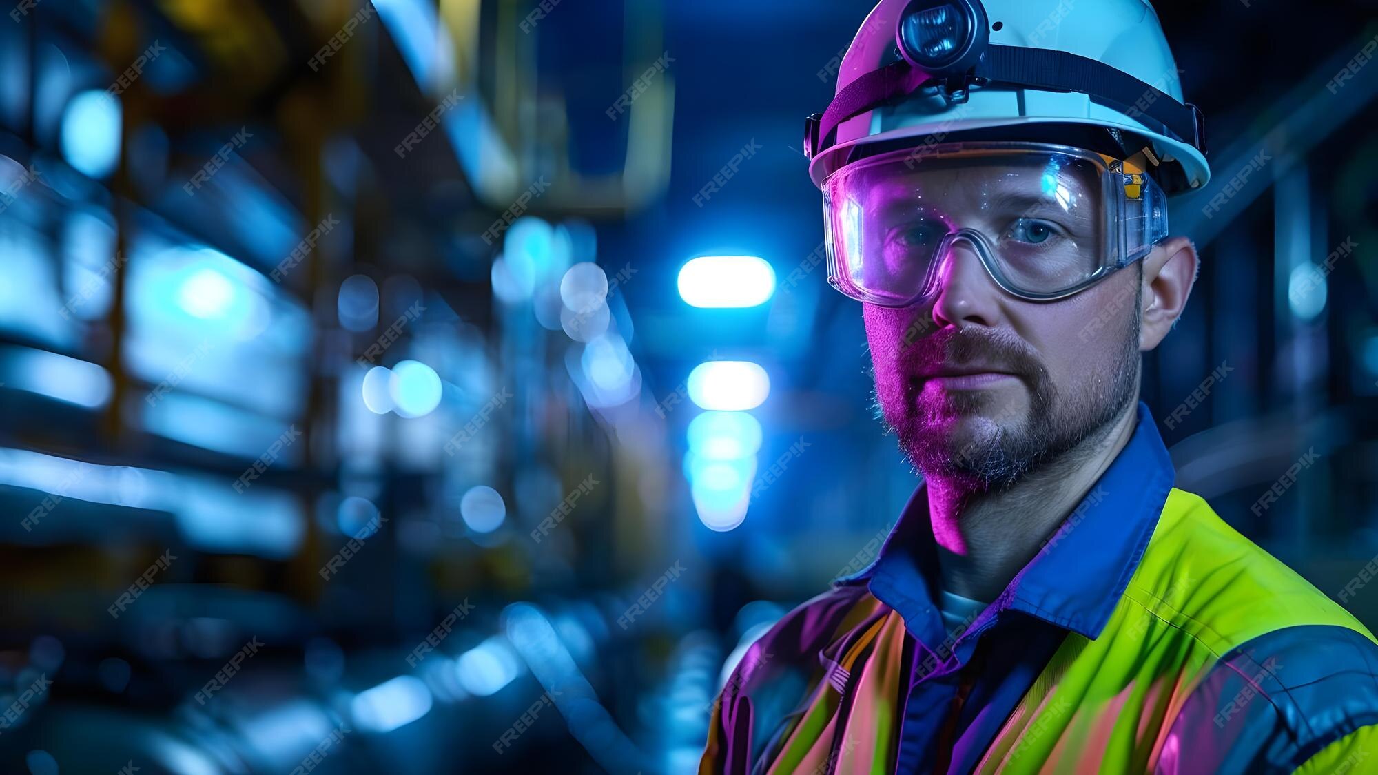 Premium Photo | Supervisor in safety gear monitoring waste processing ... Premium Photo | Supervisor in safety gear monitoring waste processing ...