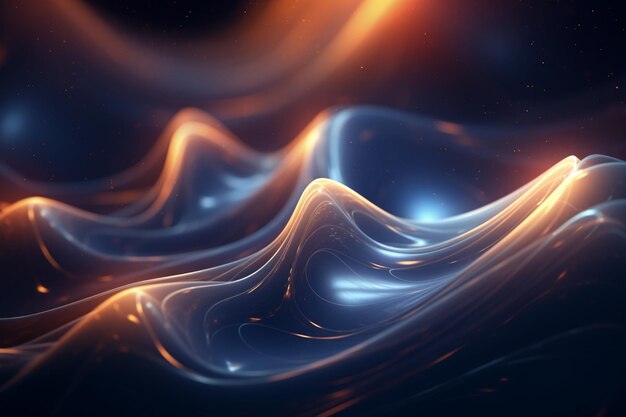 Premium Ai Image Surreal Abstraction Of Temporal Waves And Spatial