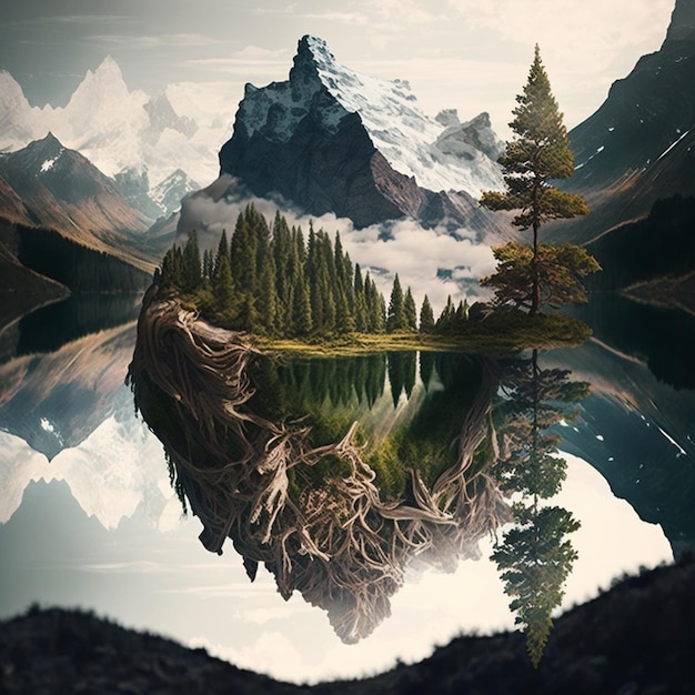 Premium Photo | The Surreal World of Nature AI Premium Photo | The Surreal World of Nature AI