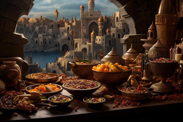 Premium Photo | Sweets Citadel Stronghold of Flavors Premium Photo | Sweets Citadel Stronghold of Flavors