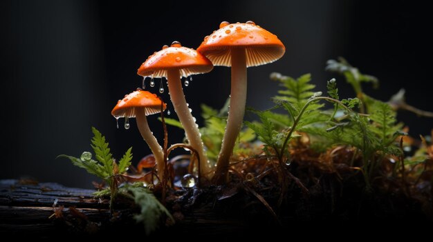 Premium AI Image | Symbiotic relationship between plants and fungi ... Premium AI Image | Symbiotic relationship between plants and fungi ...