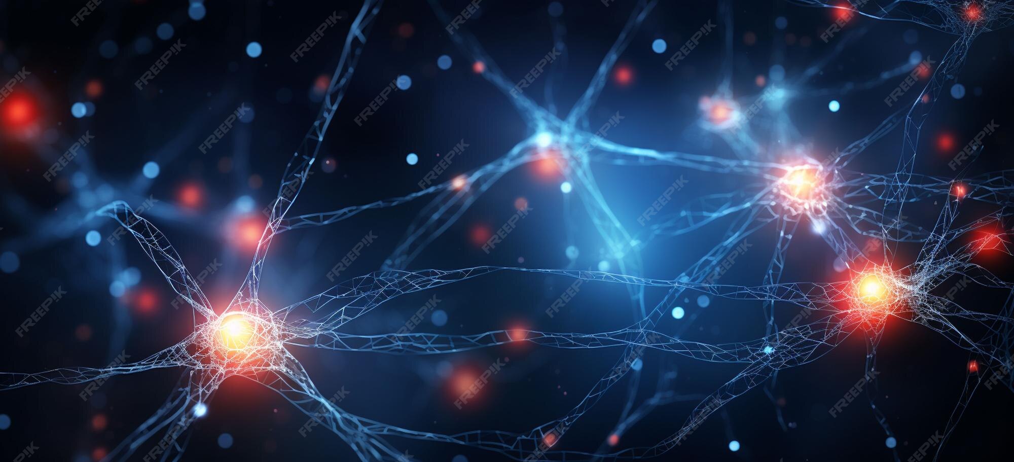 Premium Photo | Synaptic transmission human nervous system concept Premium Photo | Synaptic transmission human nervous system concept