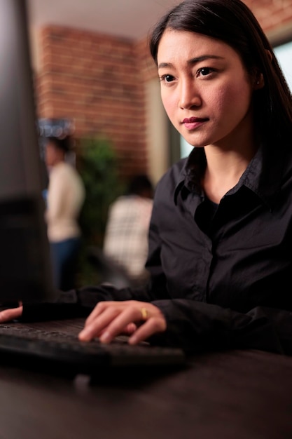Premium Photo | System engineer working on programming project for the ...
