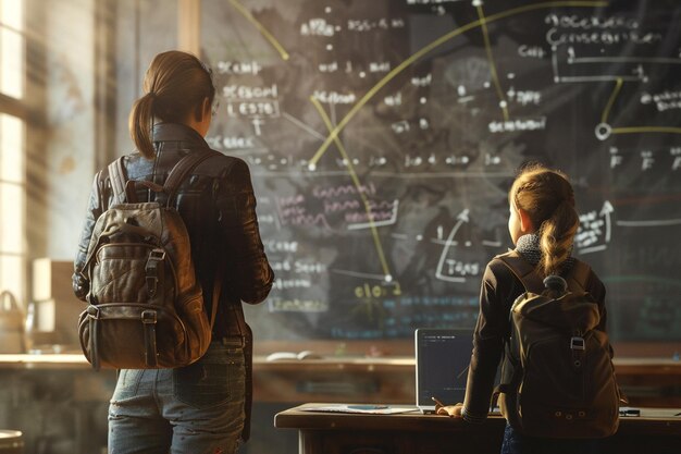 Premium Photo | Teacher and student having mathematics lesson Premium Photo | Teacher and student having mathematics lesson