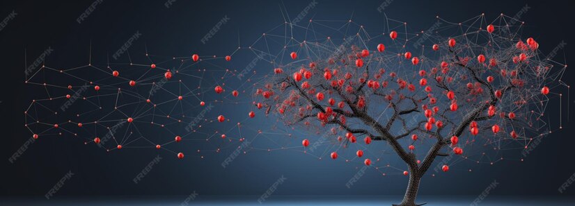 Premium AI Image | A tech tree using pixel art elements to build a ...