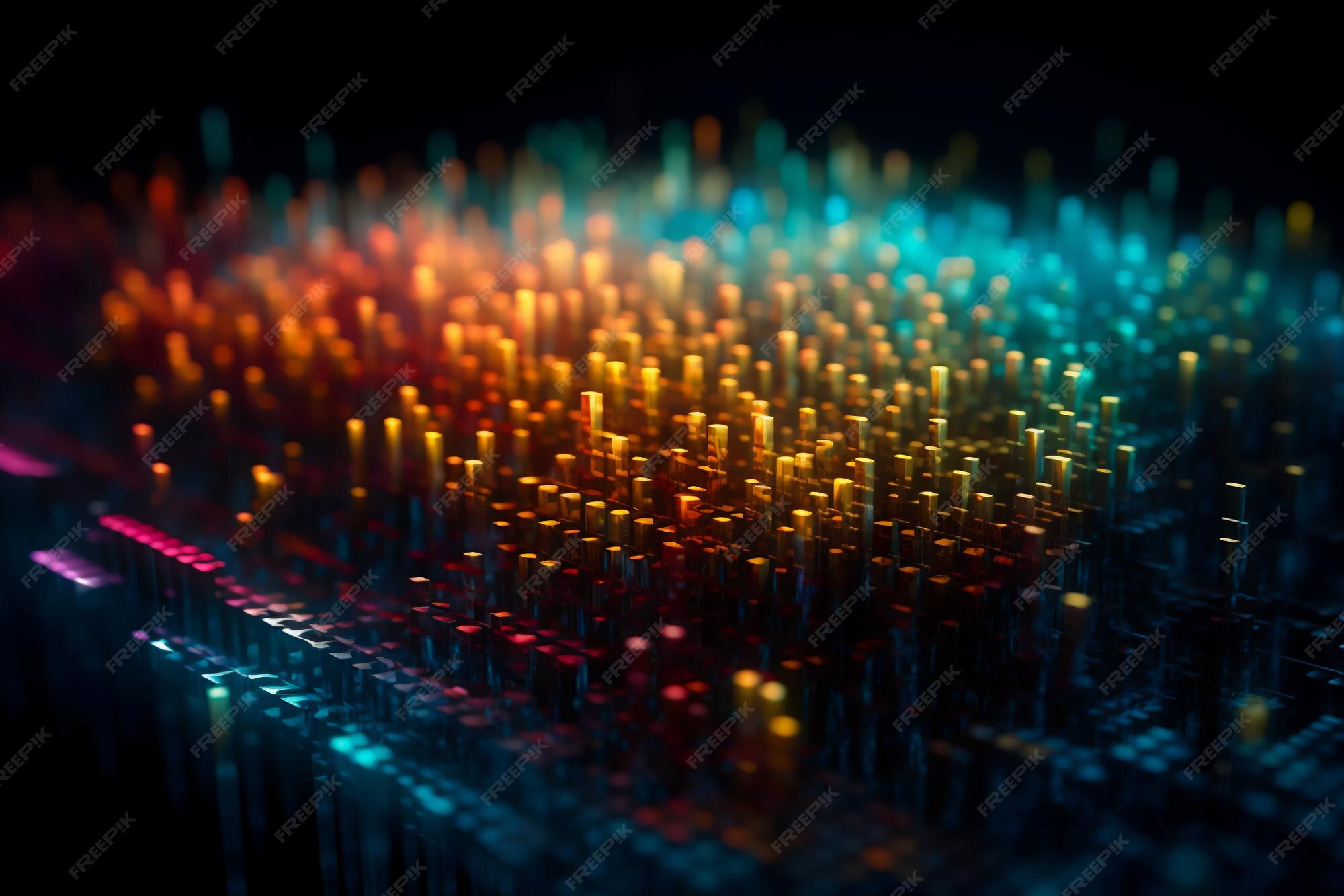 Premium AI Image | Tech Visualization Abstract coding modern tech ...