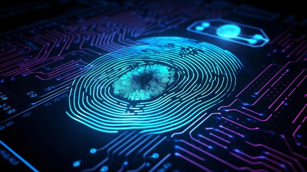Premium Photo | Technology background biometric authentication ... Premium Photo | Technology background biometric authentication ...