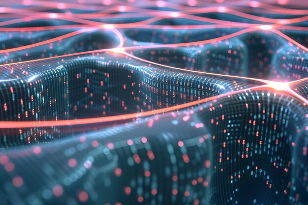 Technology background data background network background binary code background binary data ...