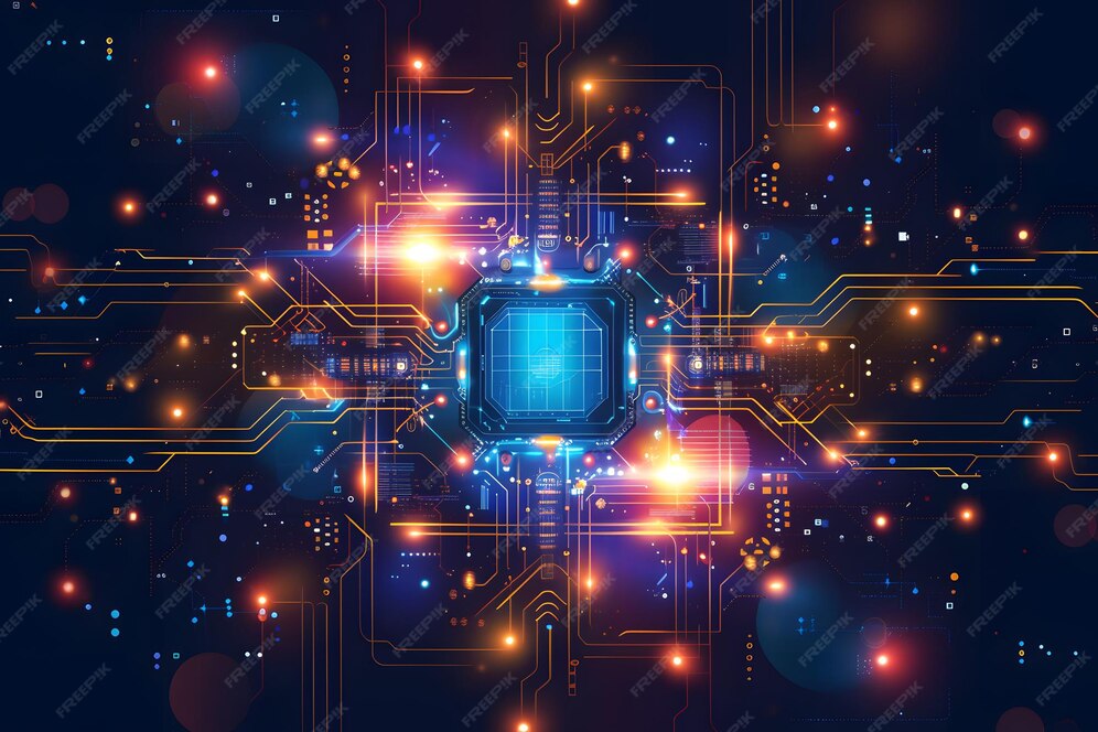 Technology background data background network background binary code background binary data ...