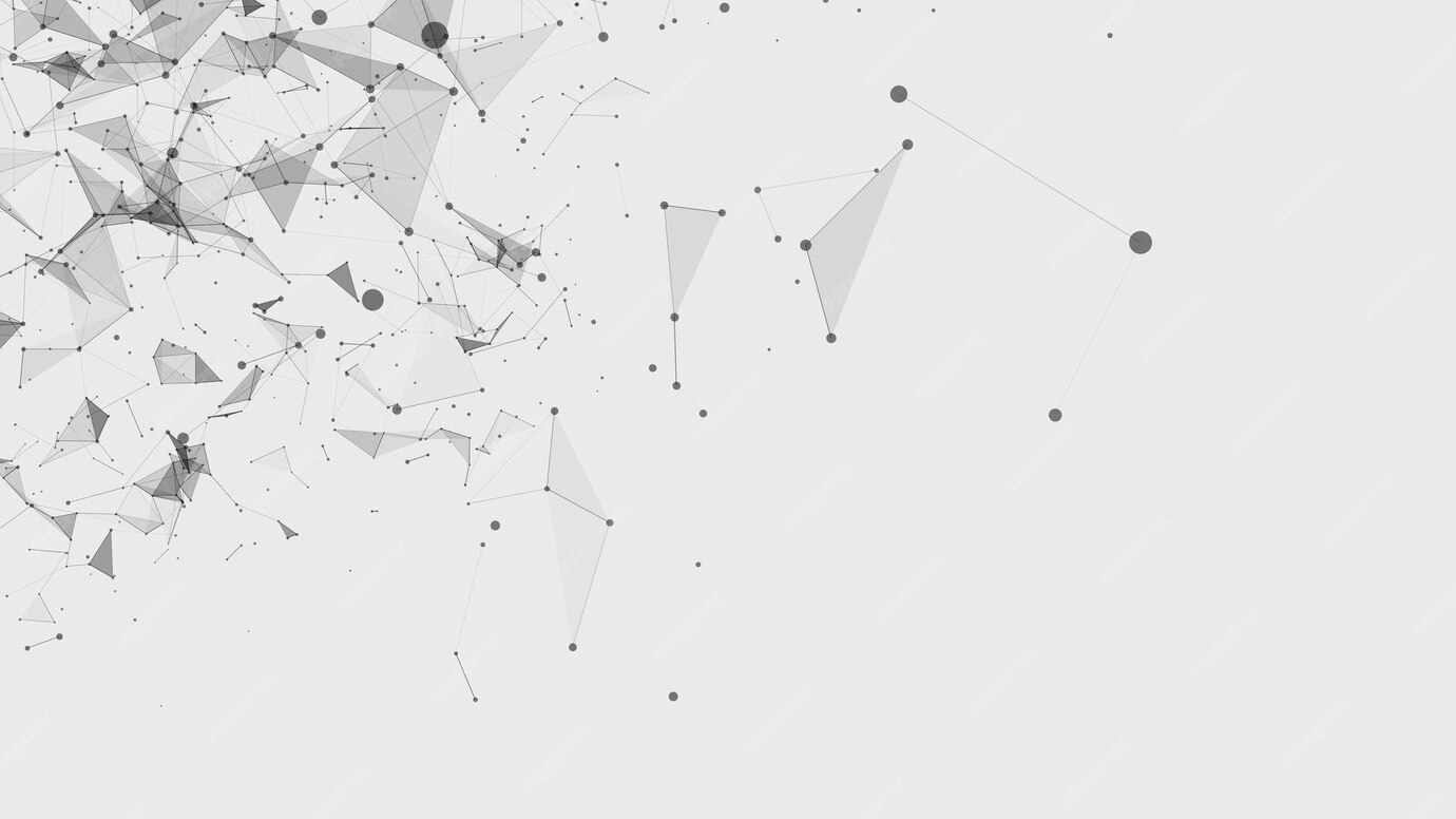 Premium Photo Technology Background Plexus Effect Abstract Polygonal Background With