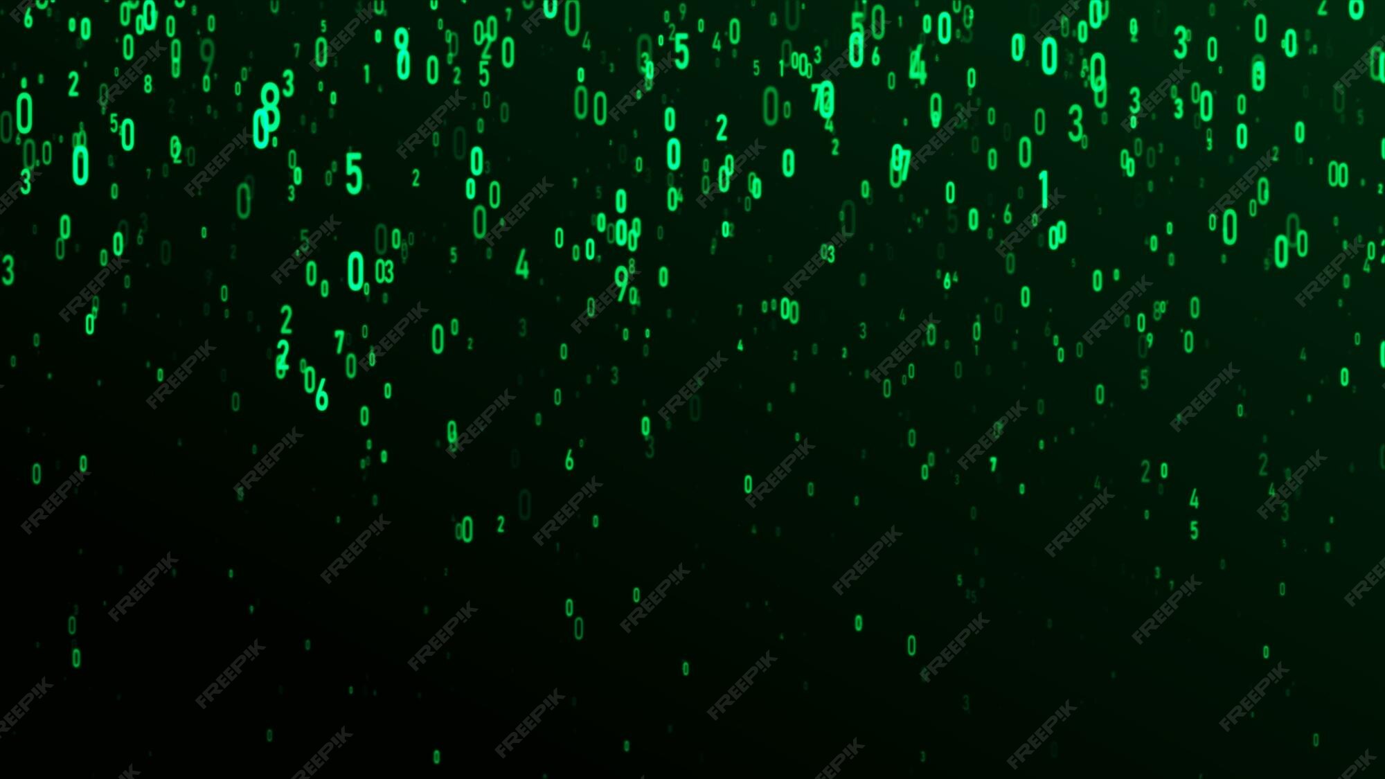 Premium Photo Technology Binary Code Random Falling Digits On Screen Hacked Software Matrix