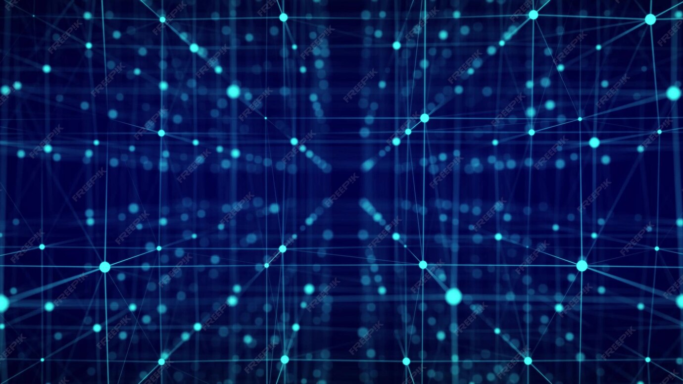 Premium Photo Technology Blockchain Concept Dynamic Movement Of A Digital Data Flow Network