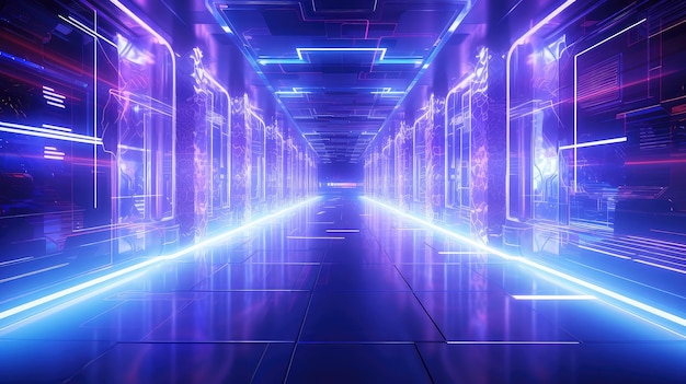 Premium Photo | Technology blurred sci fi interior Premium Photo | Technology blurred sci fi interior