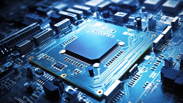 Technology mainboard cpu tech generative ai | Premium AI-generated image Technology mainboard cpu tech generative ai | Premium AI-generated image