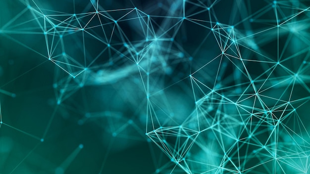 Premium Photo | Technology network concept network connection structure abstract background with ...