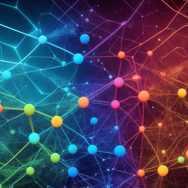 Premium AI Image | Technology network connection background Premium AI Image | Technology network connection background