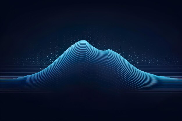 Premium AI Image | Technology Wave abstract background blue abstract ... Premium AI Image | Technology Wave abstract background blue abstract ...