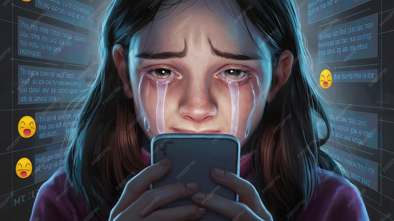 Premium Photo | Teenager being cyberbullied on smartphone Premium Photo | Teenager being cyberbullied on smartphone