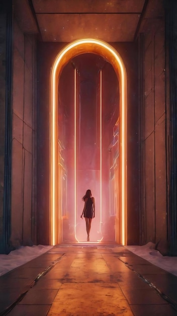 Premium AI Image | Teleportation portal ai generate Premium AI Image | Teleportation portal ai generate