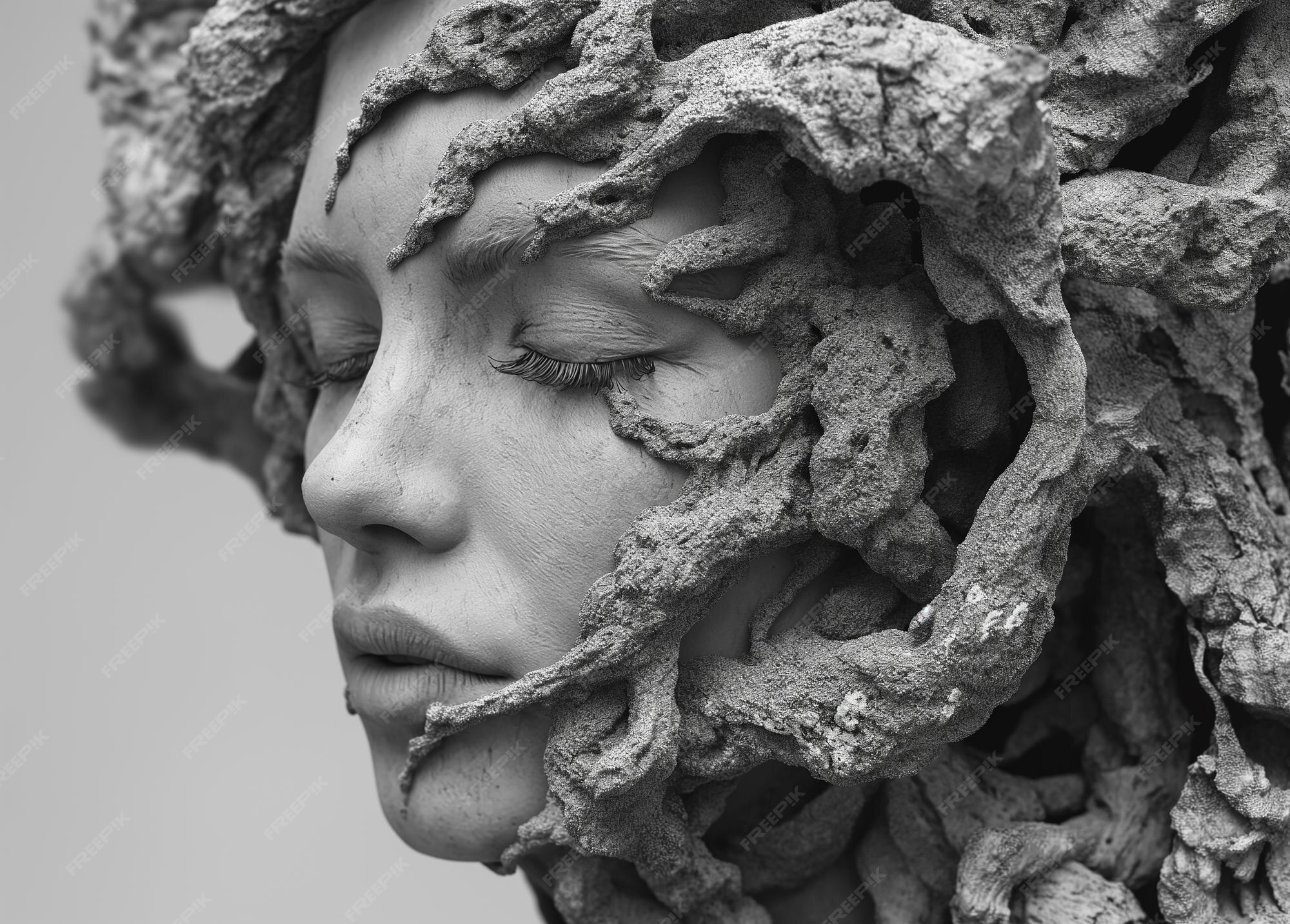 Premium Photo | Thinking head The art concept of the formation of ... Premium Photo | Thinking head The art concept of the formation of ...