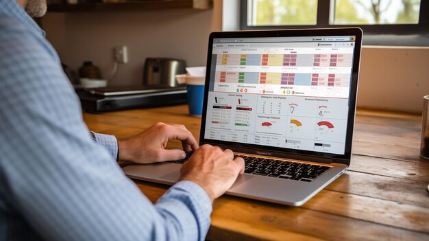 Premium AI Image | This image portrays a person utilizing digital tools ... Premium AI Image | This image portrays a person utilizing digital tools ...