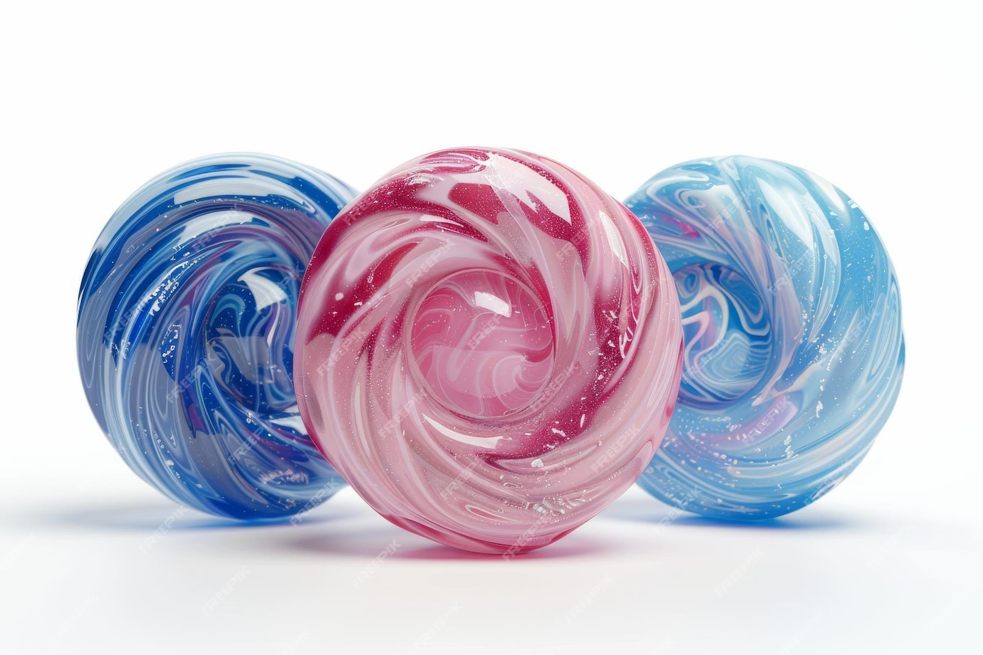 Premium Photo | Three Different Colored Marbles in a Row each of a ... Premium Photo | Three Different Colored Marbles in a Row each of a ...