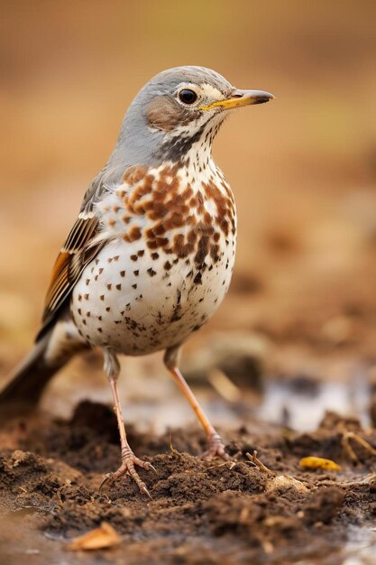 Premium AI Image | thrush fieldfare Premium AI Image | thrush fieldfare