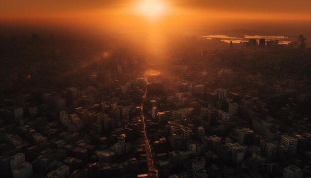 Premium Photo | Time lapse of sunset over the city time lapse sunset ... Premium Photo | Time lapse of sunset over the city time lapse sunset ...