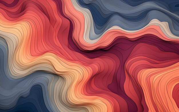 Premium Photo Topography Contour Map Design