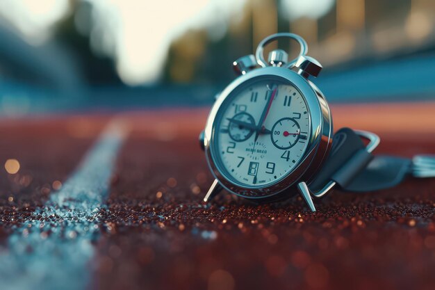 Track Time with Digital Stopwatch | Premium AI-generated image Track Time with Digital Stopwatch | Premium AI-generated image