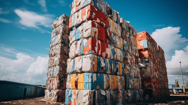 Premium AI Image | Transforming Waste into Valuable Material Premium AI Image | Transforming Waste into Valuable Material