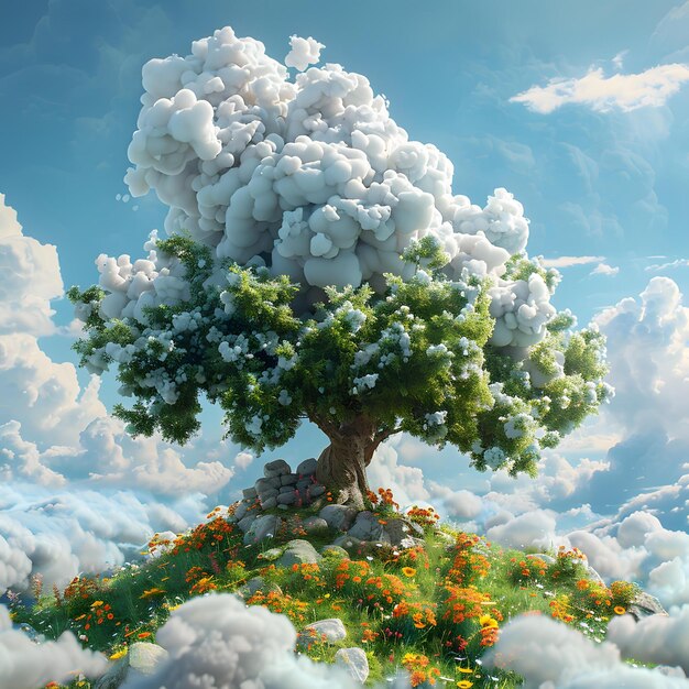 Premium Photo | Tree of Clouds Premium Photo | Tree of Clouds