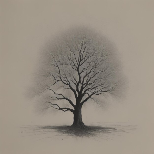 Premium Photo | Tree drawing Premium Photo | Tree drawing