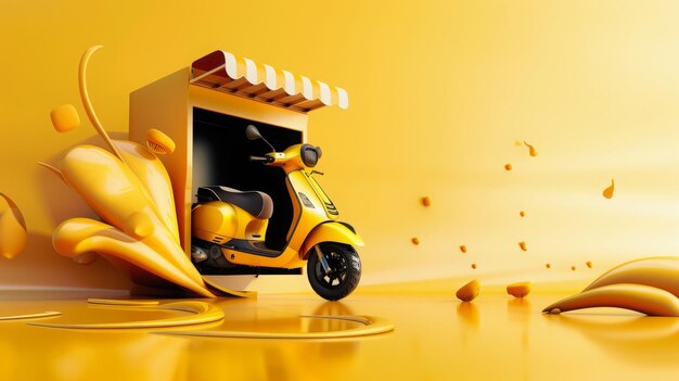 Premium Photo | Trendy minimalistic food delivery service or online ... Premium Photo | Trendy minimalistic food delivery service or online ...