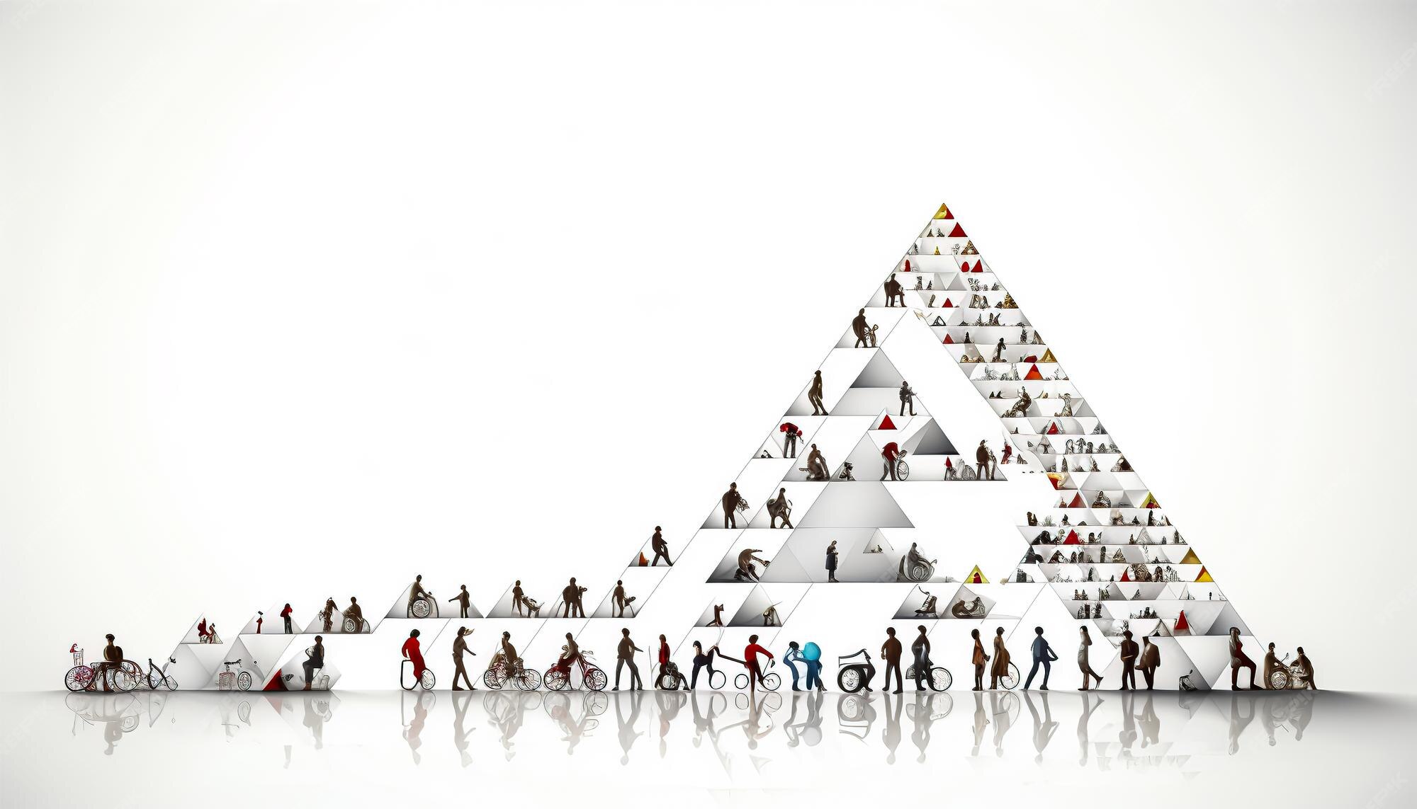 Premium AI Image | Triangles white background Premium AI Image | Triangles white background