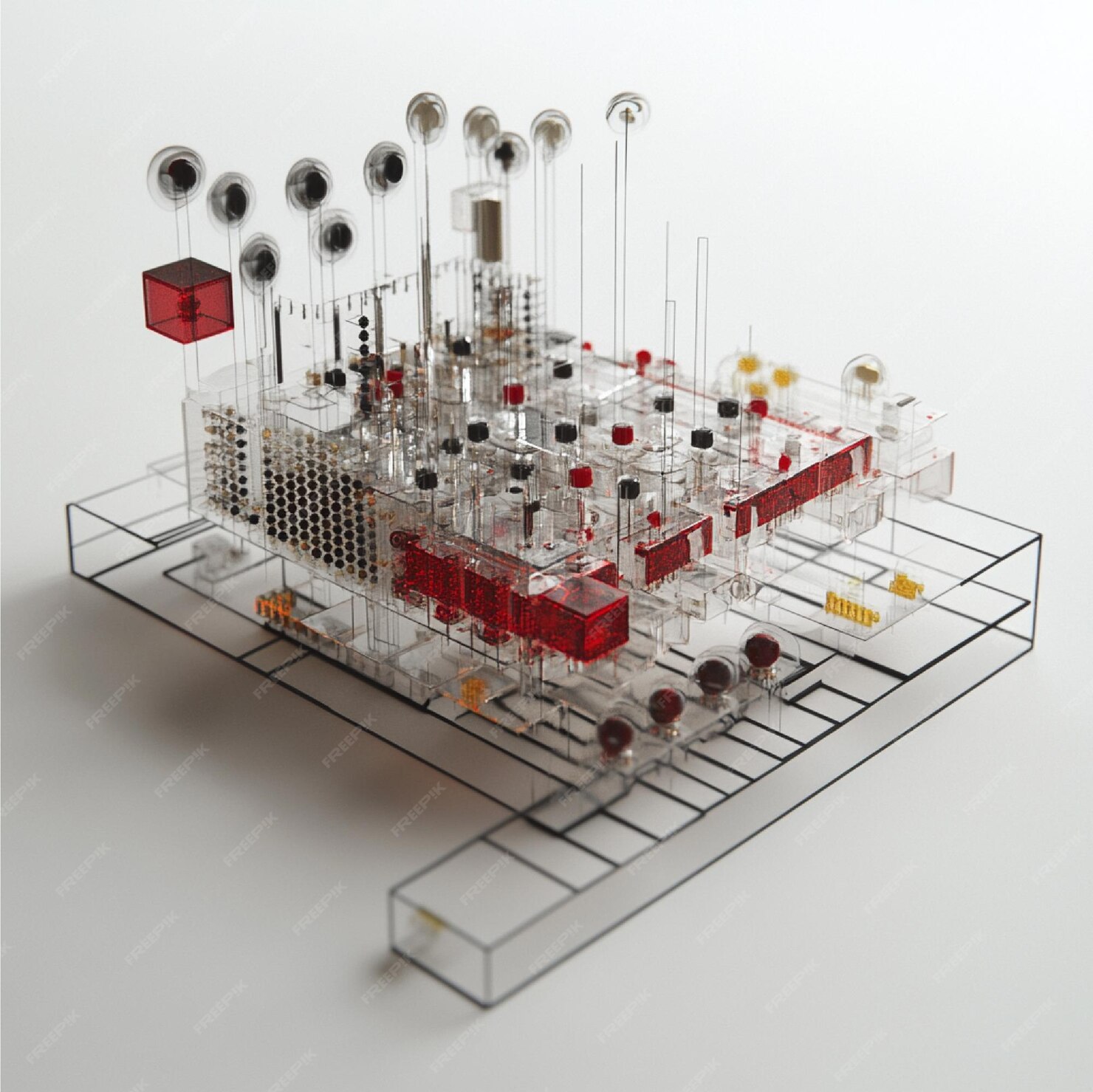 A Turing machine visualizing the processing of a simple algorithm with ...