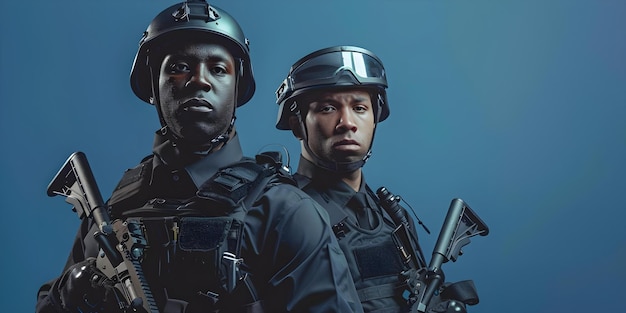 Premium Photo | Two diverse police officers apprehend suspects with ... Premium Photo | Two diverse police officers apprehend suspects with ...